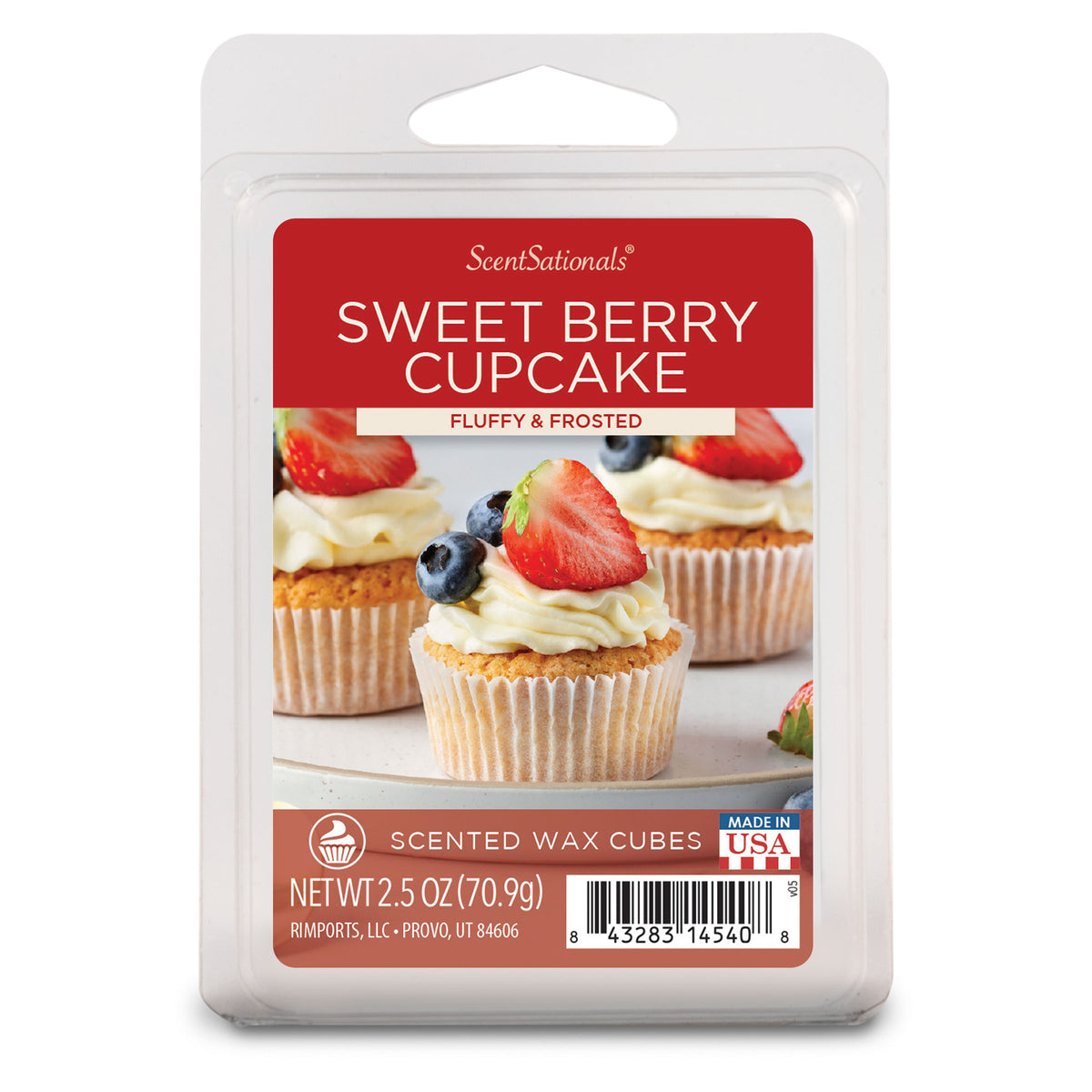 Sweet Berry Cupcake Scented Wax Cubes | ScentSationals